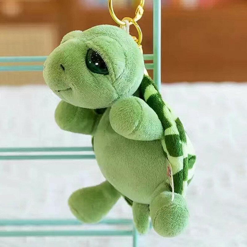 Подвеска-черепаха из плюша 15 см, детский подарок на день рождения, игрушка-ключевая бусина с темой джунглей