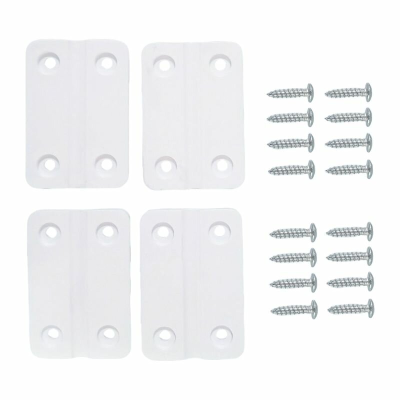 Набор из 4 предметов, белая пластиковая петля, петля для инкубатора, шарнир, откидной винт