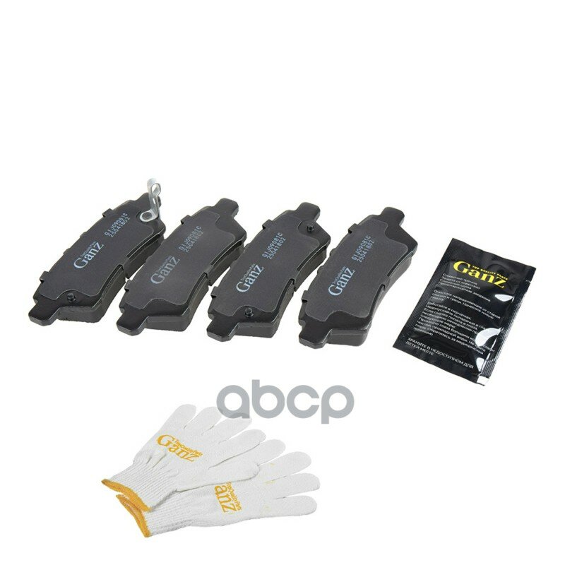 Колодки тормозные задние PRO-Line Ceramic для NISSAN PATHFINDER 05-/NAVARA 05- GANZ арт. GIJ09081C
