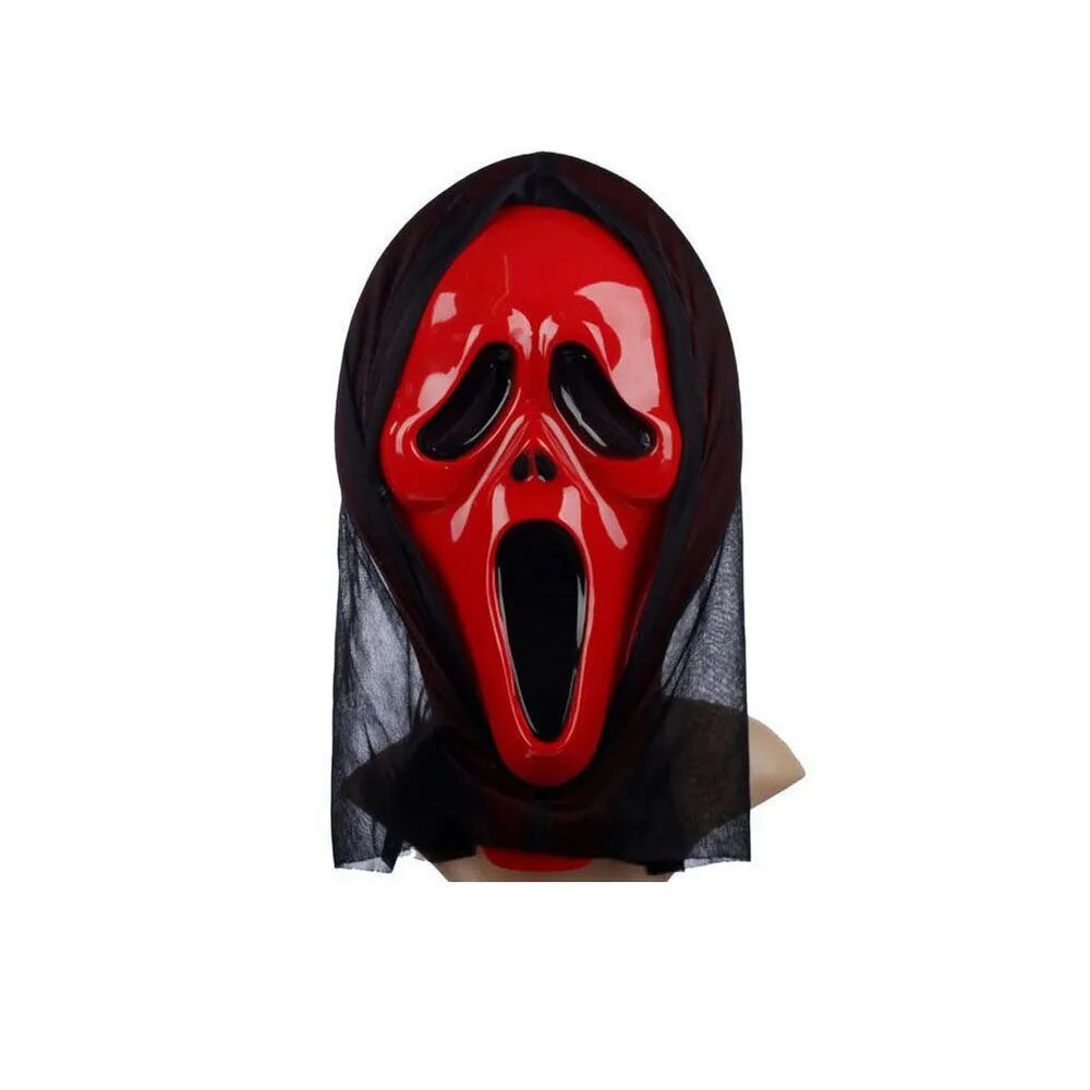 Страшная маска на Хэллоуин: Призрак Пластиковая маска.