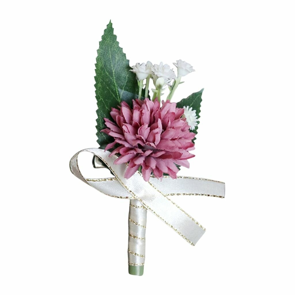 Корсажные бутоньерки для свадьбы