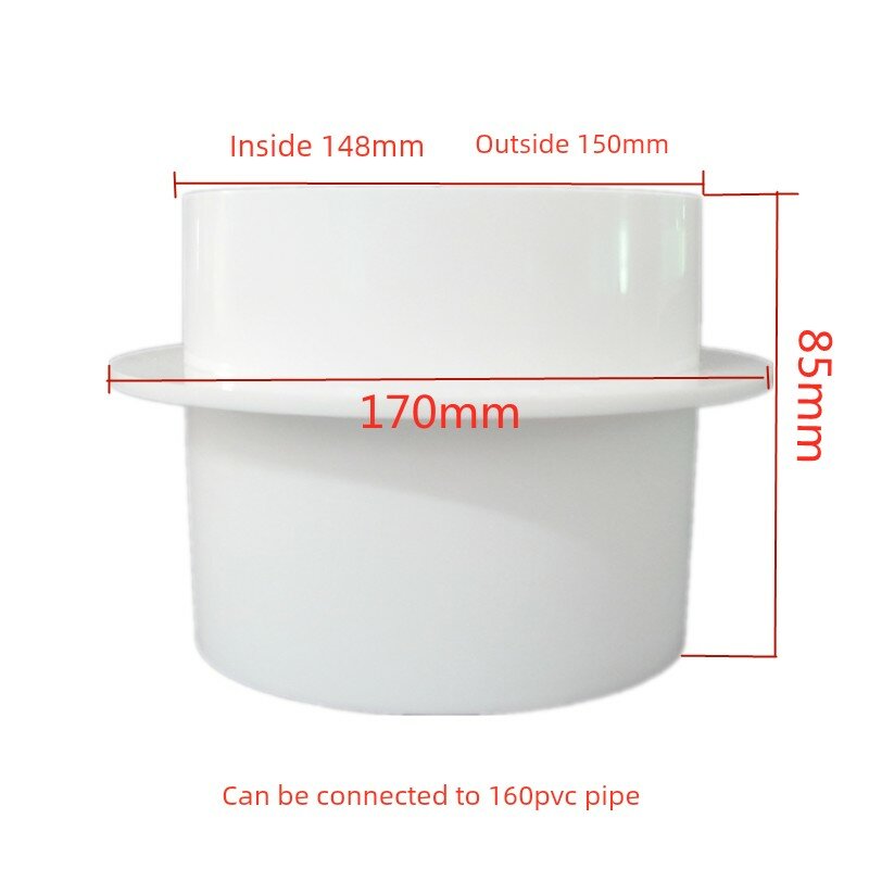 Обратный клапан с круглой трубкой 80, обогреватель для ванной комнаты со свежим воздухом, вентиляция, вытяжной
