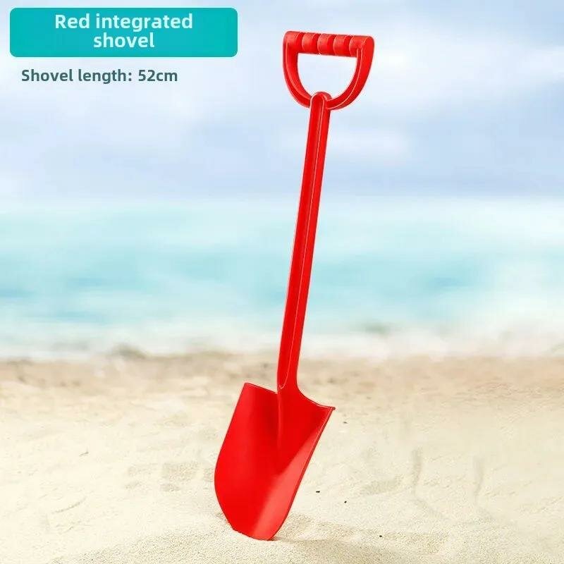 Набор пляжных игрушек для детей Jianxiong Песочница Песочная ложка Секундомер для детей Инструменты для игры в песок для мальчиков и девочек (52см красный пластик один)