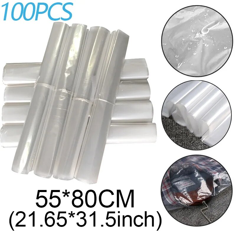 100 шт, пылезащитный чехол для одежды, сумка для костюма, водонепроницаемые сумки для одежды, шкаф, подвесной чехол для одежды, подвесной чехол, пылезащитный чехол для пальто