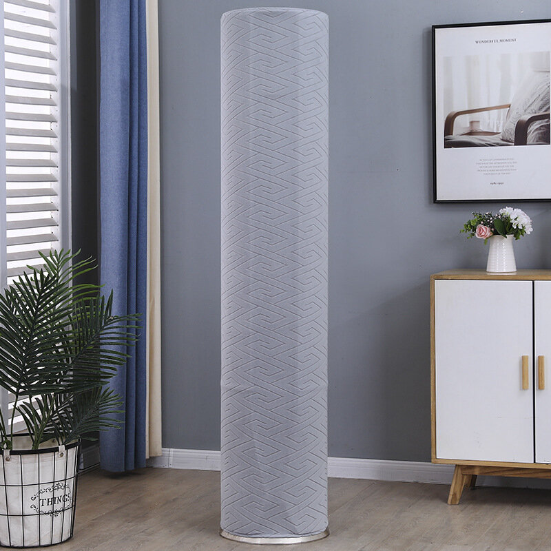 Вертикальный пылевой чехол для кондиционера, цилиндрический шкаф Gree Midea Haier Xiaomi, трехмерный шкаф, комплект круглых чехлов для кондиционера