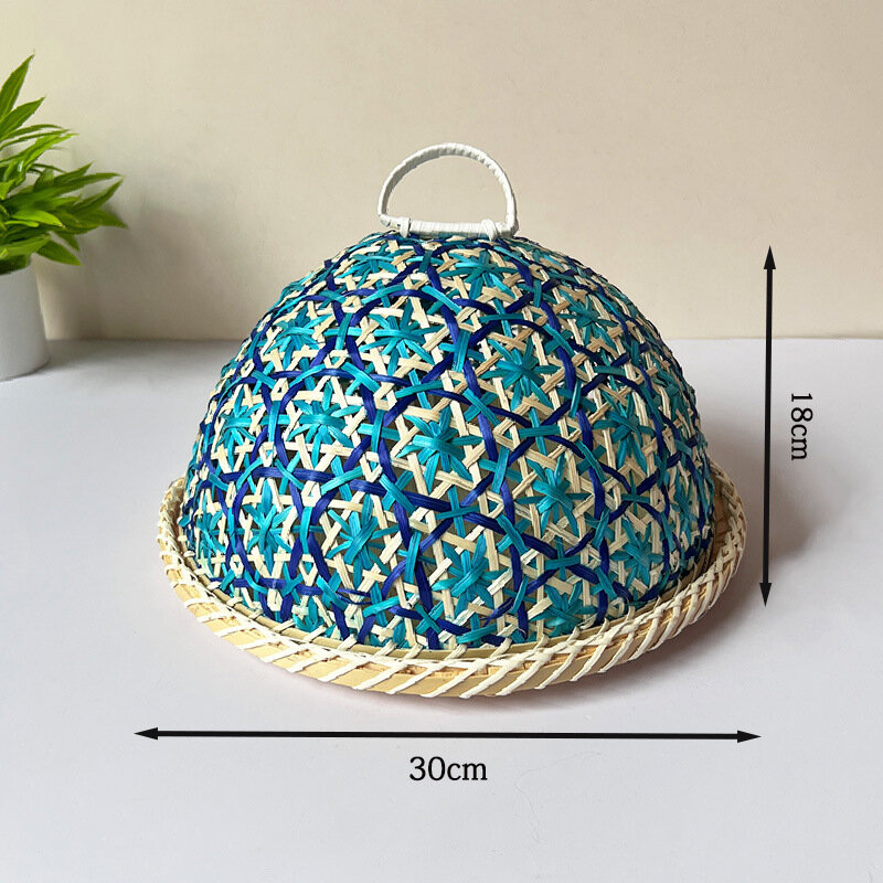 Вьетнамский бамбуковый плетеный чехол для посуды, ручной работы, пылезащитный, защитный от насекомых, чехол для еды, чехол для стола, защита от комаров