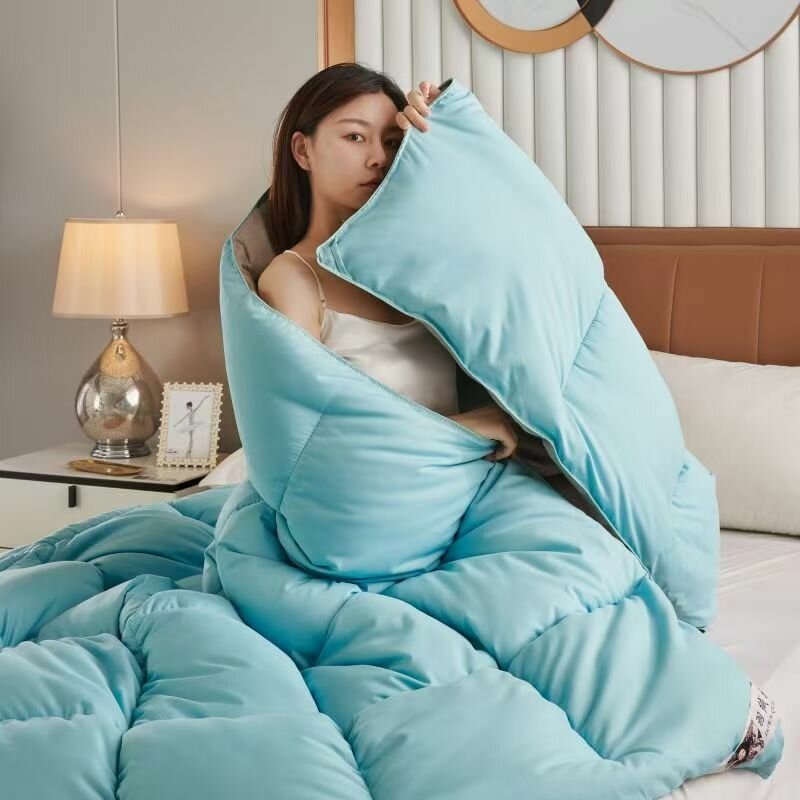 Одеяло икеа Colina Superlight 200x230 см, гусиный пух, хлопок, стеганое, теплое