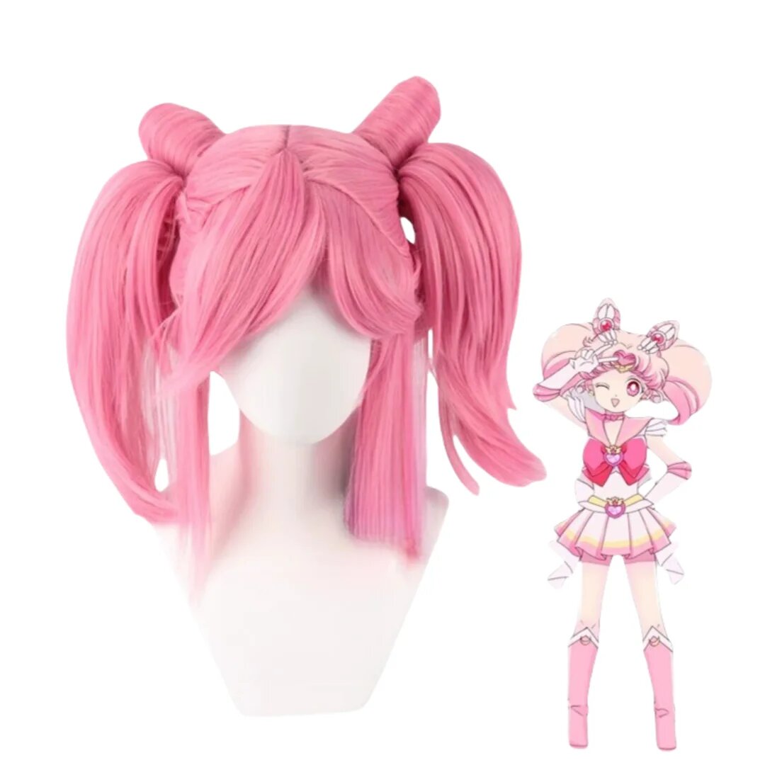 Косплей костюм Супер Сейлор Чиби Мун для взрослых +S XXXL, Wig only