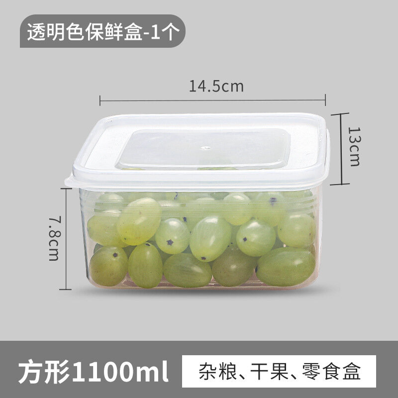 Прозрачные квадратные контейнеры для хранения еды в морозилке для яиц и пельменей - герметичные, прозрачные, пищевые