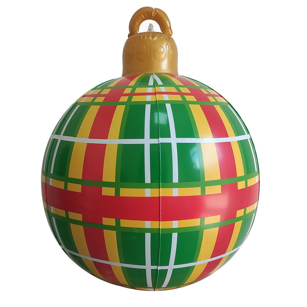 Рождественский надувной шар из ПВХ, водонепроницаемое украшение большого размера для декора двора, свадьбы, вечеринки, Нового года и Рождества.