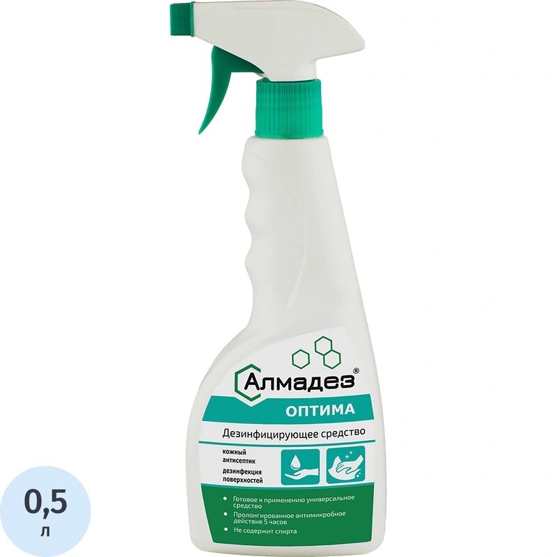 Антисептик кожный Алмадез-Оптима, на водной основе, 500 мл (триггер)