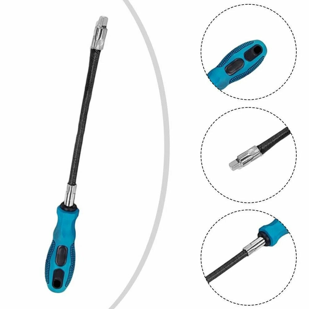 1/4-дюймовый Адаптер С Гибким Торцевым Ключом и Отверткой с Мягкой Рукояткой