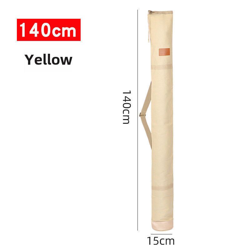 Оптовый складной сумка для рыбацкой зонты с большим объемом из канвы для рыбацкого снаряжения сумка для удочек (хаки 140см)