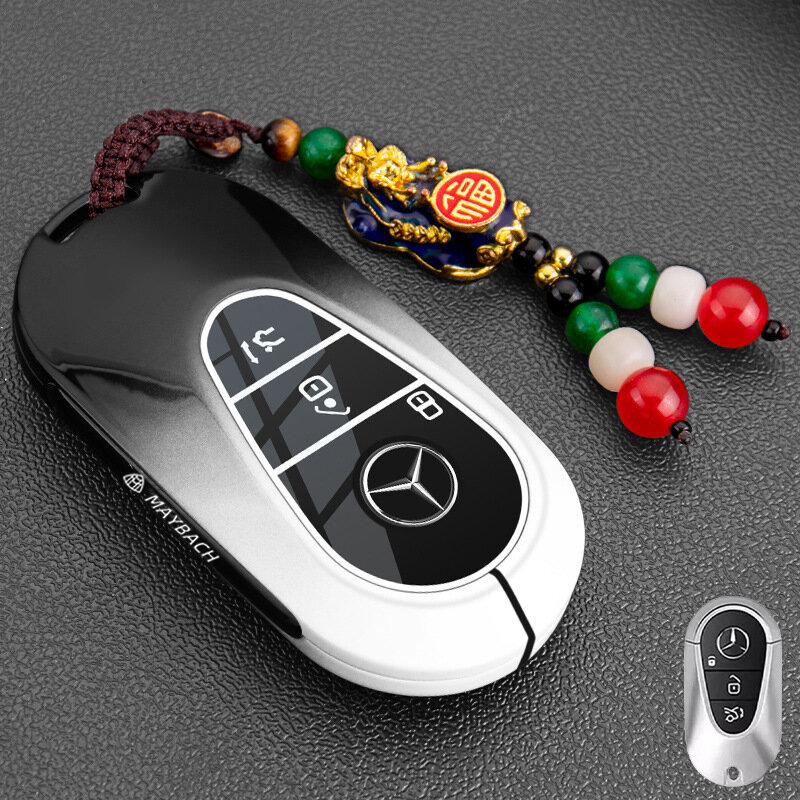 Подходит для чехла ключа Maybach GLS450 600 Mercedes-Benz S480 S-Class S450L 580 Car S500L с металлической пряжкой