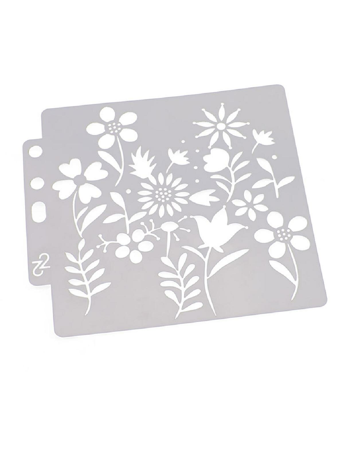 Трафареты Шаблон Живопись Скрапбукинг Тиснение Тиснение Альбом Ремесло Цветок