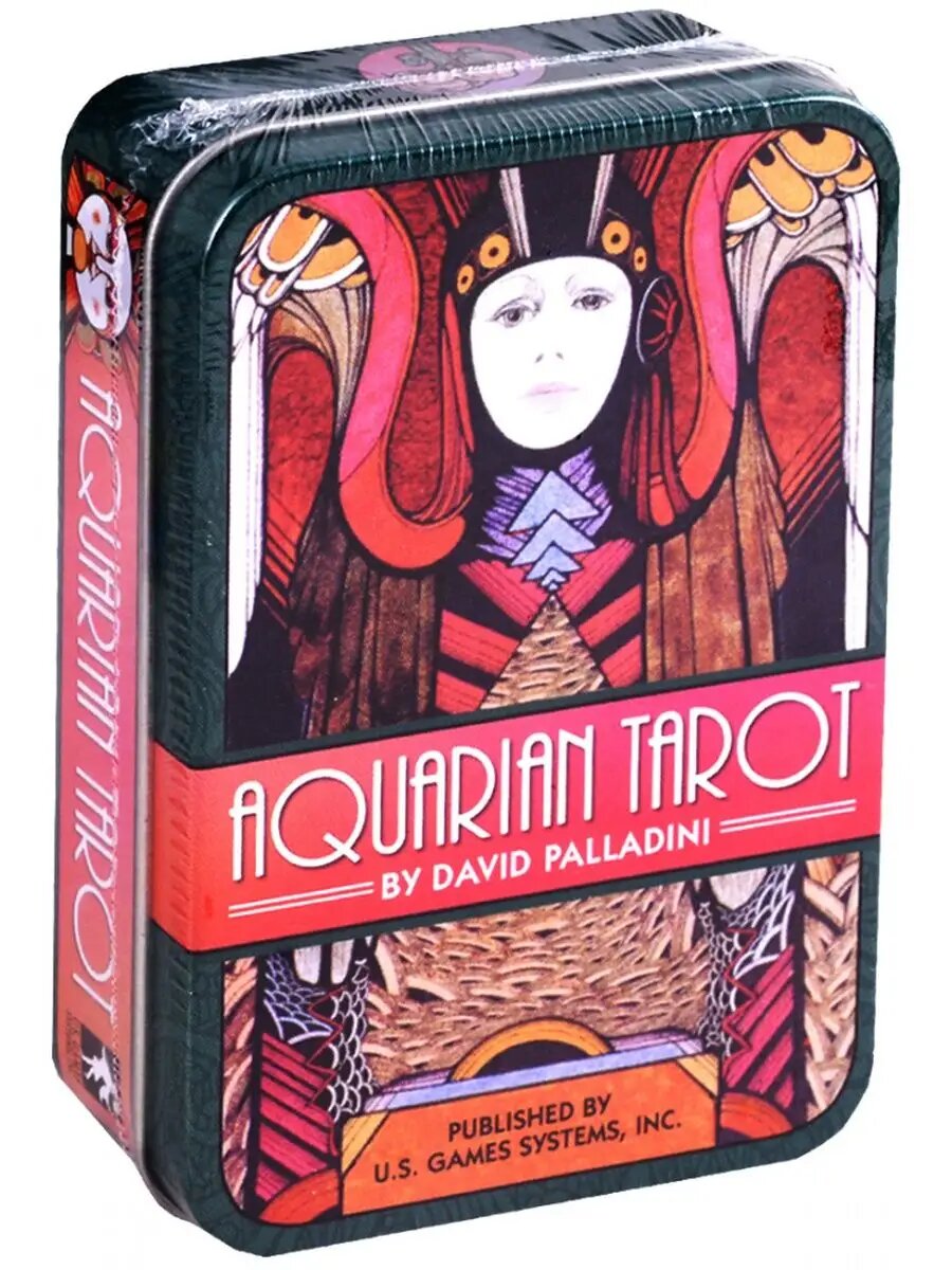 Карты Таро "Aquarian Tarot In a Tin" US Games / US Games 63373 US Games Systems