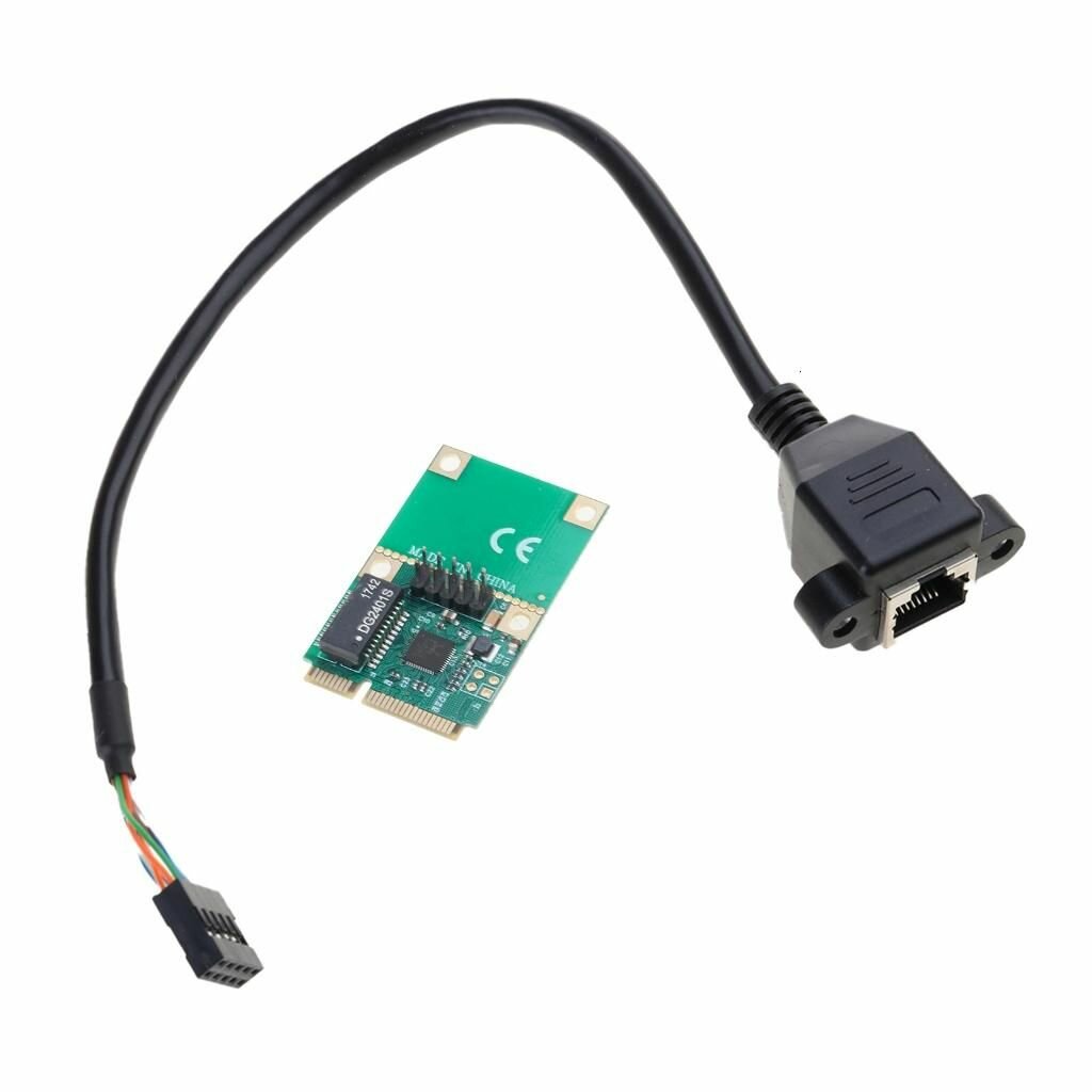 Мини PCI-E гигабитная сетевая карта IEEE 802.3