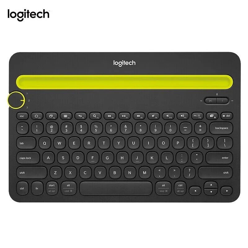 Logitech Игровая клавиатура беспроводная k480 Беспроволочный, Английская раскладка, черный