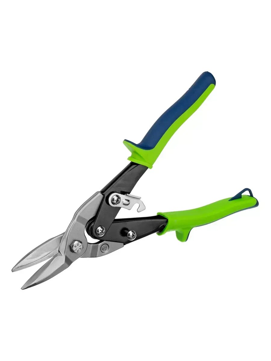 Ножницы по металлу ручные 250 мм, прямой рез, сталь 55