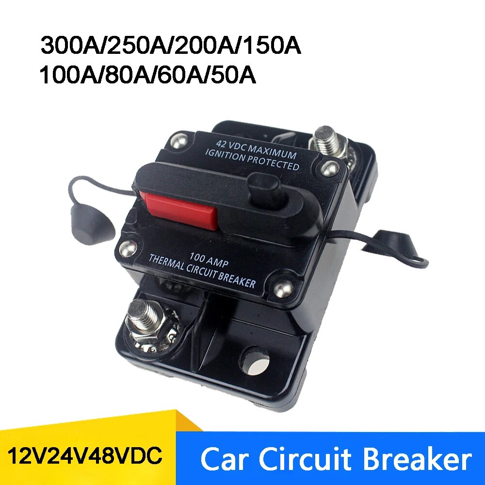 Автоматический выключатель 50A-300A 12-42VDC 50A