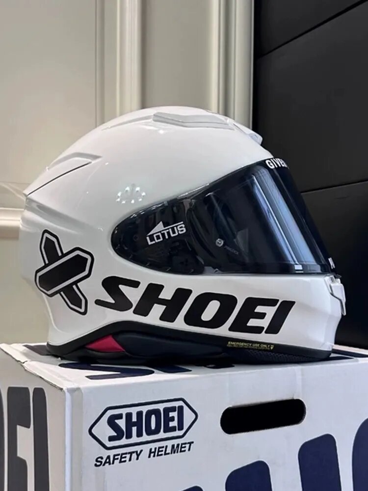 Shoei Мотошлем, цвет: белый, черный, размер: XXL