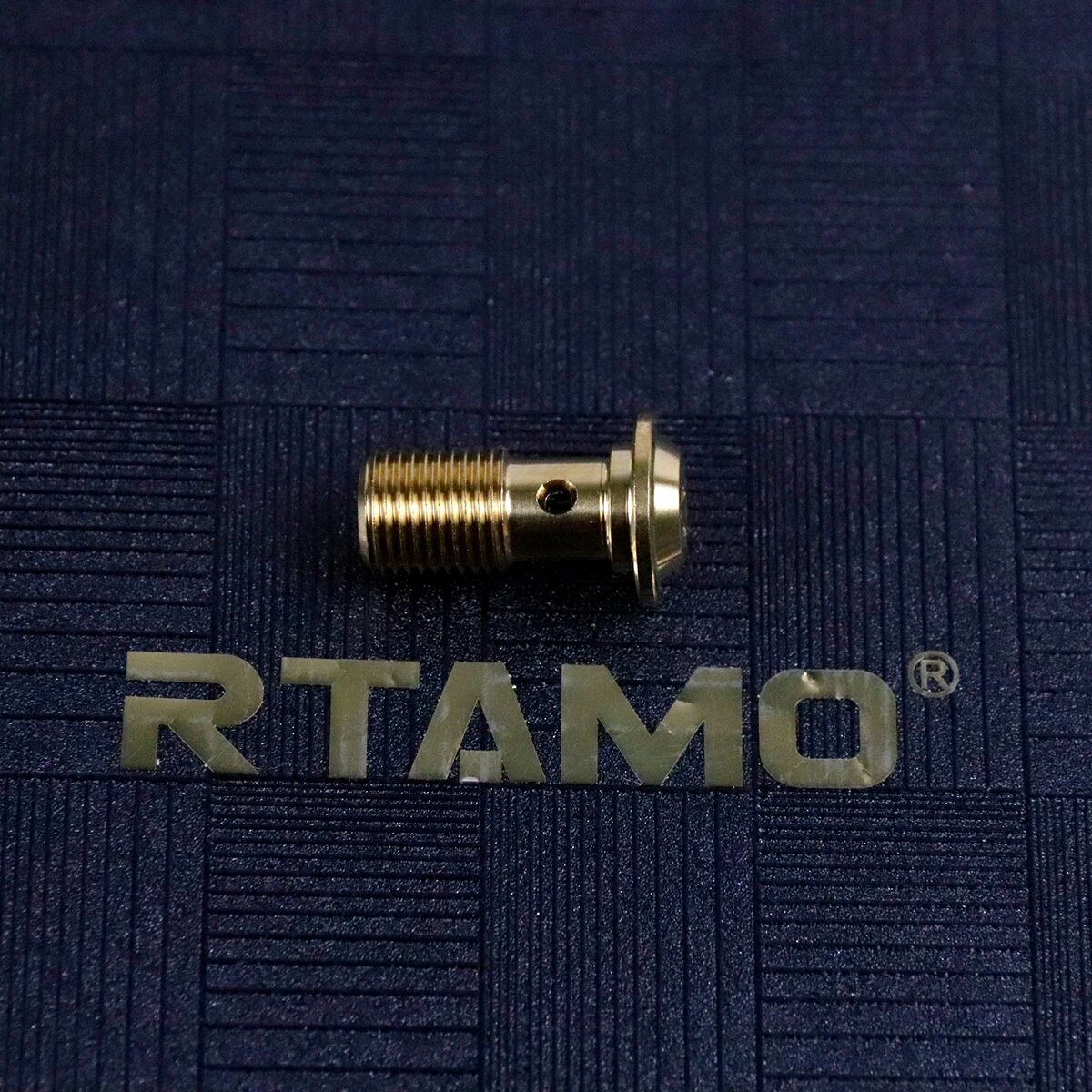 RTAMO Титановый болт банджо M10X1.0P/1.25P Gold, M10X1.25P