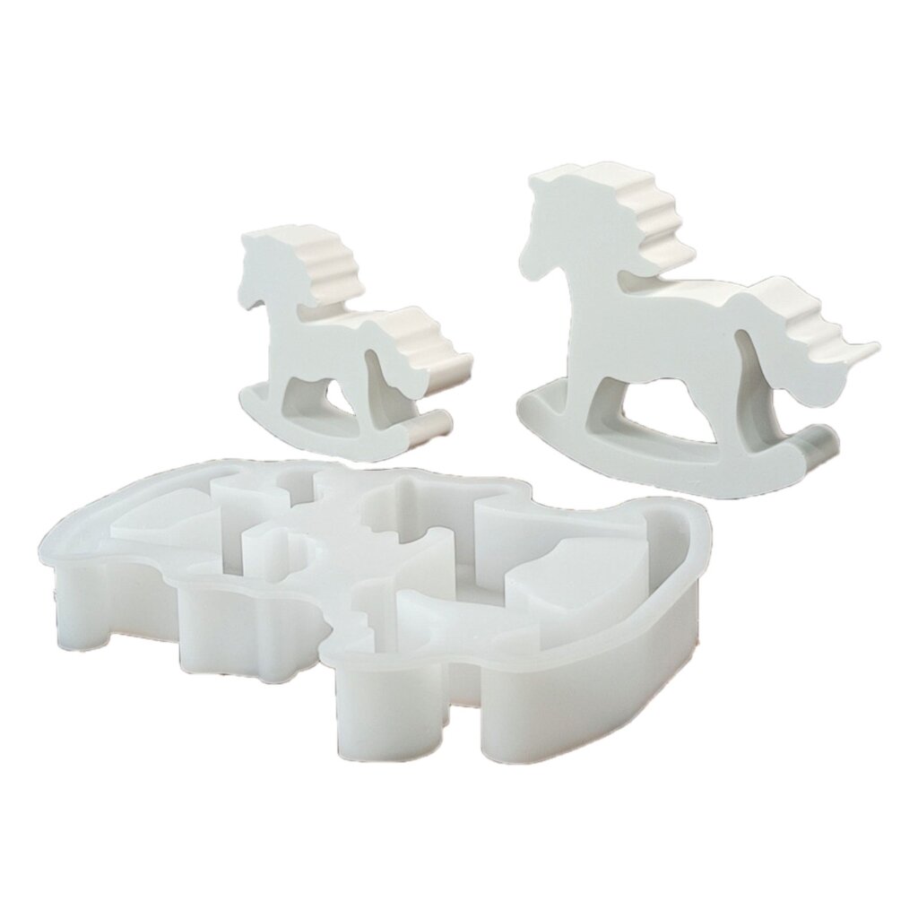 Фигурка Лошади Силиконовые Формы для Свечей для Мыла из Свечей Гипсовые Украшения Термостойкие Формы из Эпоксидной Смолы для Рукоделия