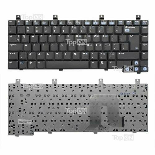 Клавиатура для ноутбука HP Pavilion DV4000, DV4100, DV4200, DV4300, DV4400 Г-образный Enter Черная без рамки