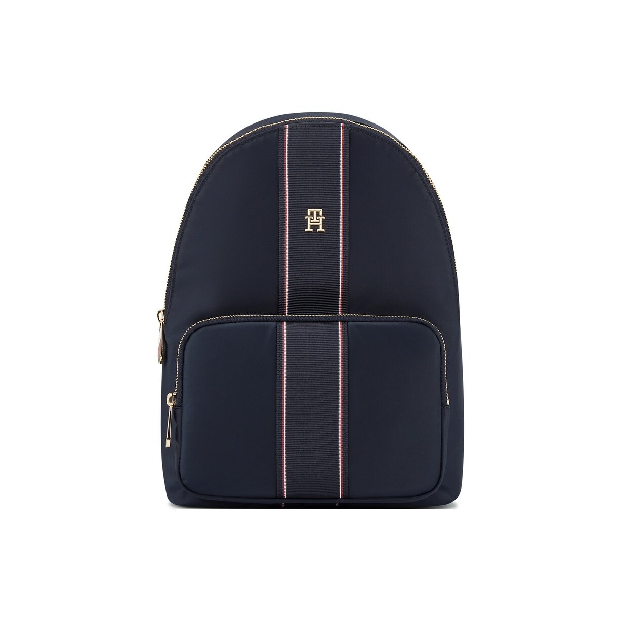 Сумка TOMMY HILFIGER, фактура стеганая, темно-синий