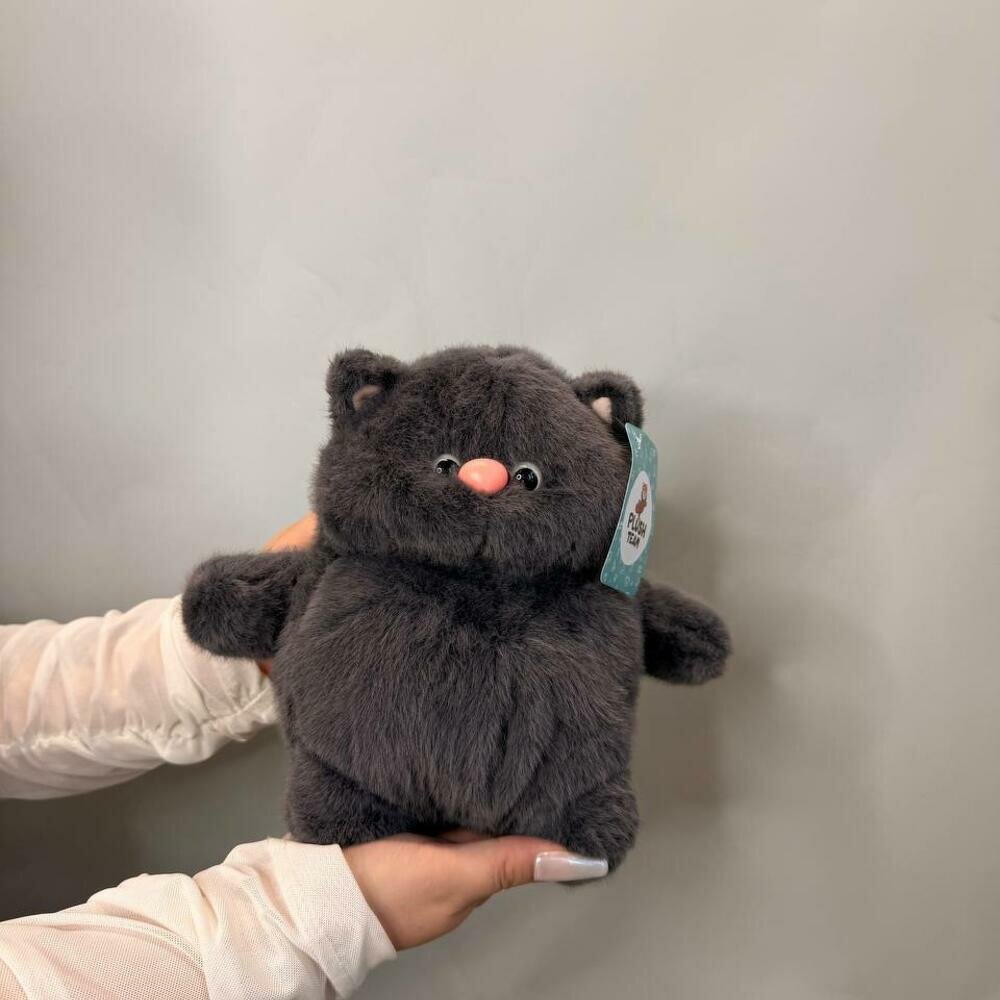 Игрушка Кот упитанный серый
