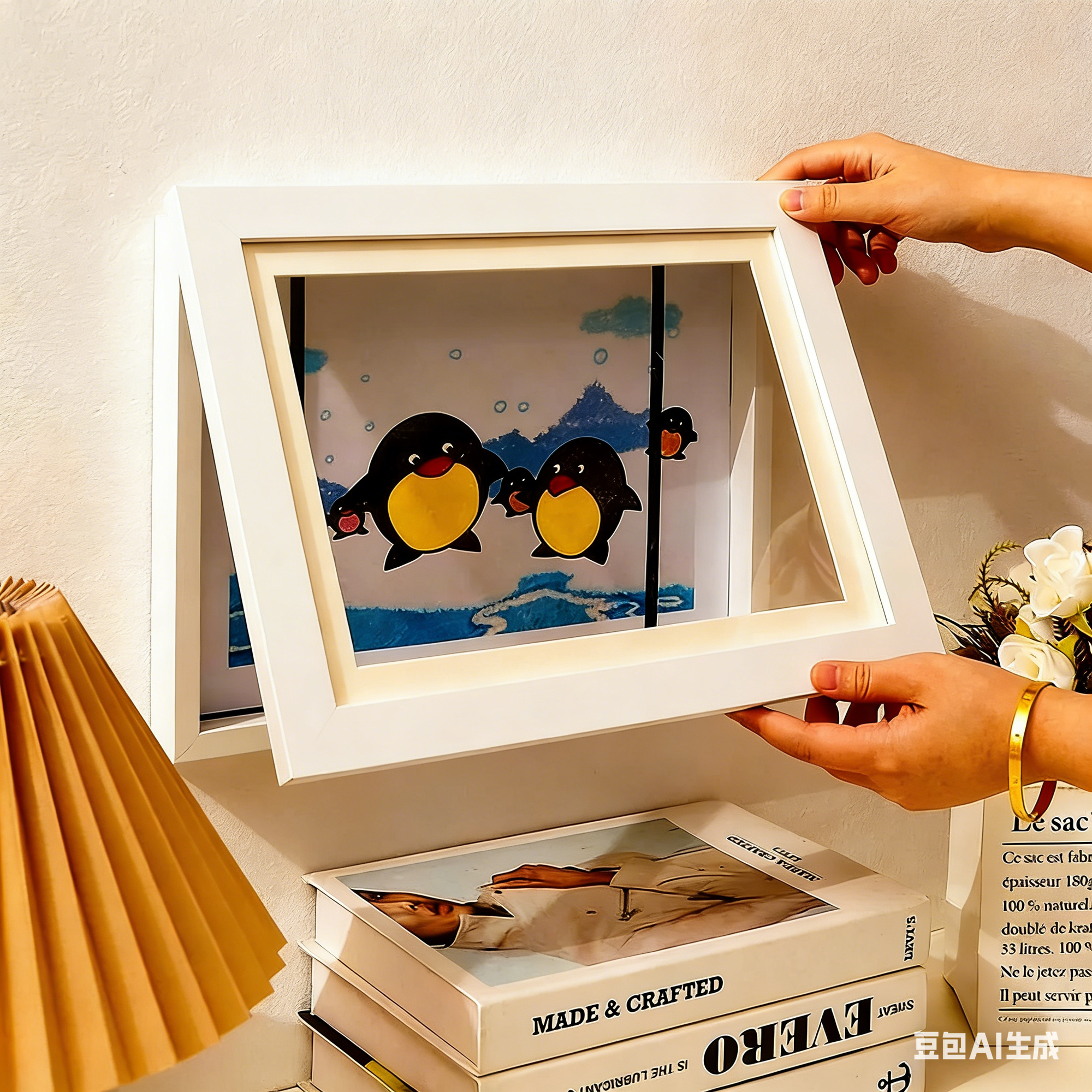 Фоторамка Фоторамка с перекидными крыльями Хранение картин Рамка для дисплея