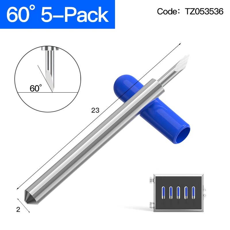 Режущий плоттер HUHAO Roland со сменным лезвием на 30/45/60 градусов TZ053536