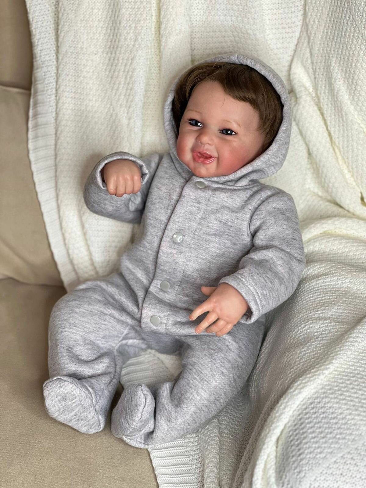 Кукла Реборн мягконабивная 60 см