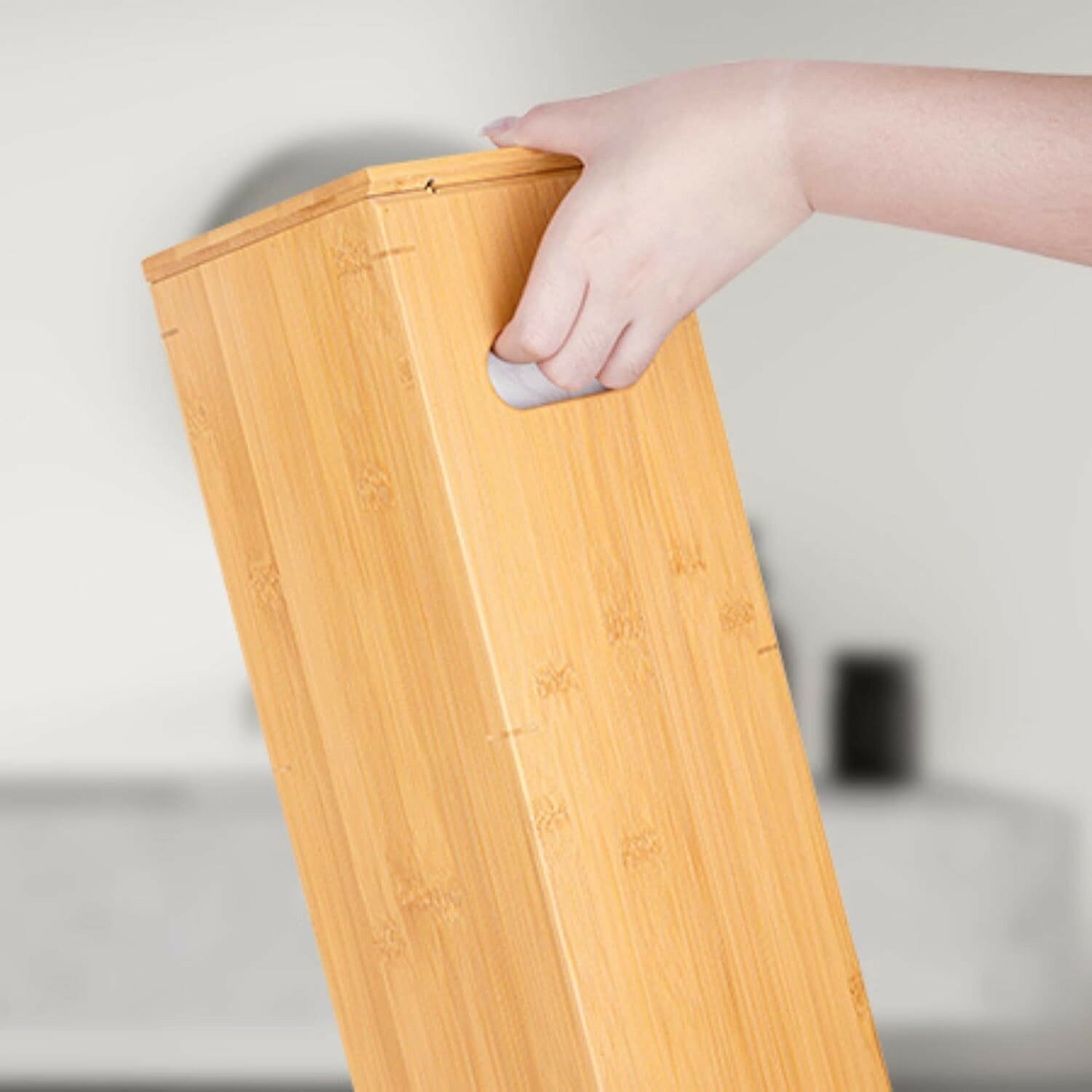 Домашний бамбуковый держатель для туалетной бумаги, коробка для хранения туалетной бумаги, деревянная коробка для салфеток, трубка для хранения рулонной бумаги