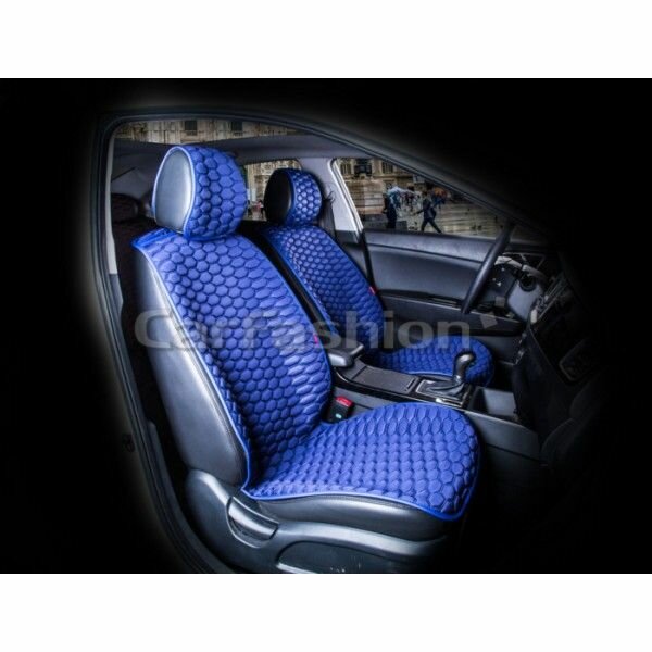 Накидки для Грейт Вол / Great Wall Safe Poer Hover H2 H3 H5 Deer Wingle и др. CARBON полиэстер(карбон) синий/голубой/синий