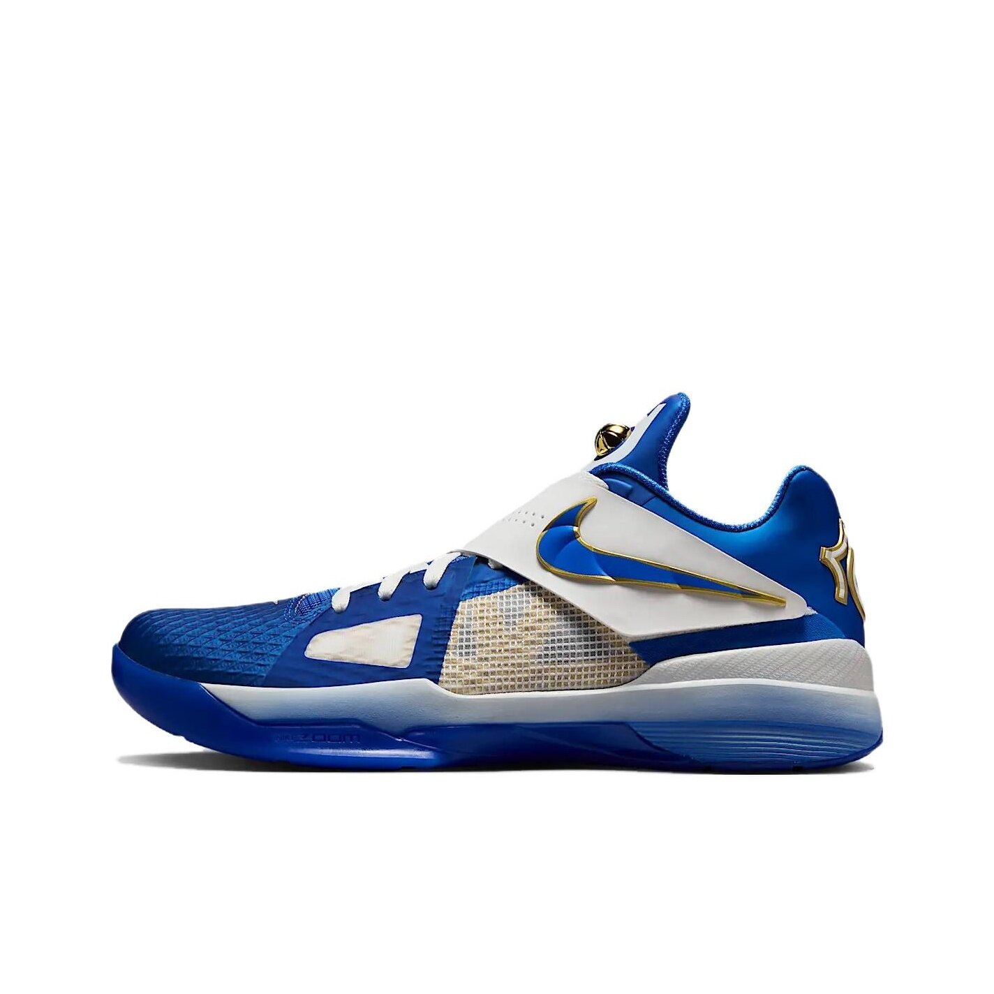 Кроссовки NIKE KD 4, размер EU 41 стопа (26CM), голубой/белый — фото 1