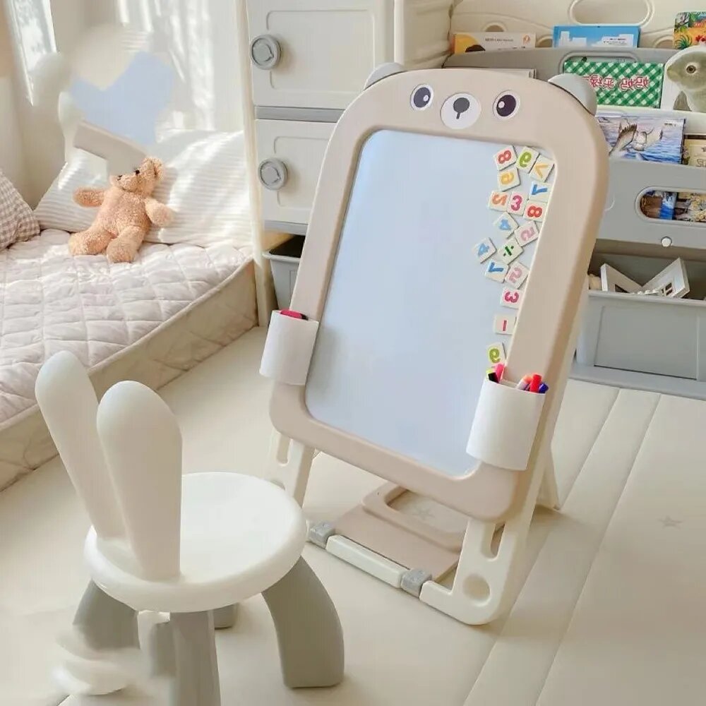 Мольберт Детский Двухсторонний С Набором