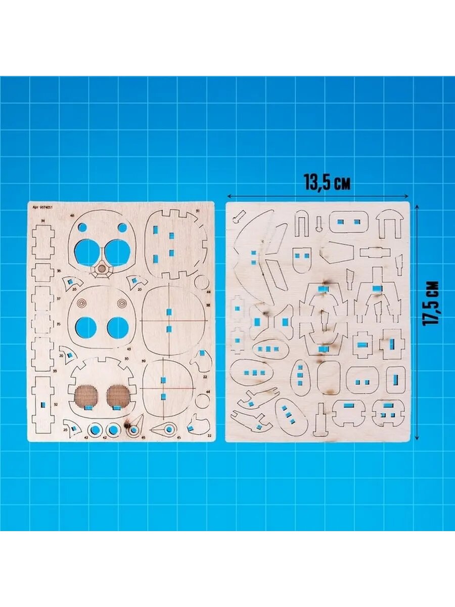 Деревянный конструктор-робот для малышей