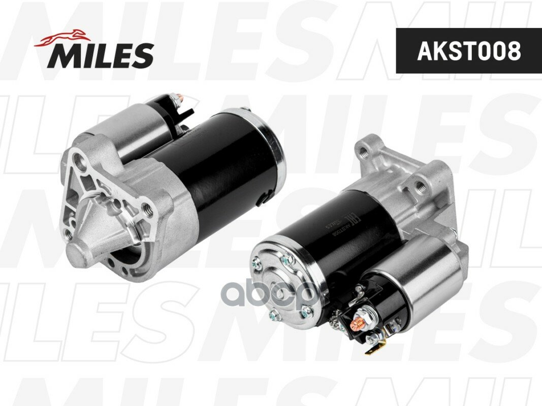 Стартер RENAULT LOGAN/SANDERO/CLIO/KANGOO/MEGANE 1.4/1.6 8V AKST008 Miles арт. AKST008