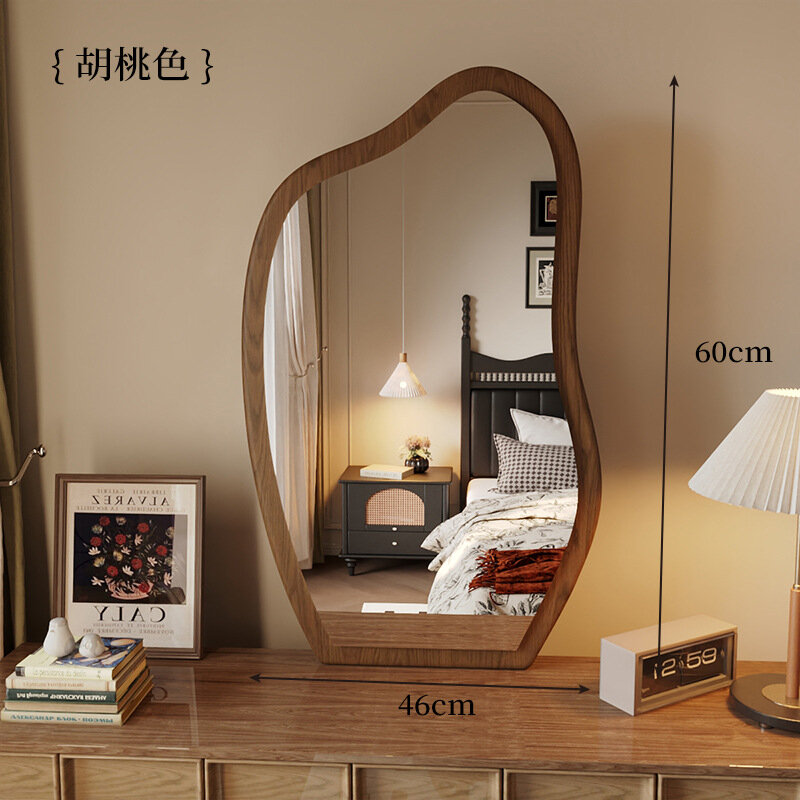 Зеркало для макияжа в винтажном стиле, туалетный столик, зеркало для спальни, домашнее облачное декоративное зеркало, настенное или настольное зеркало