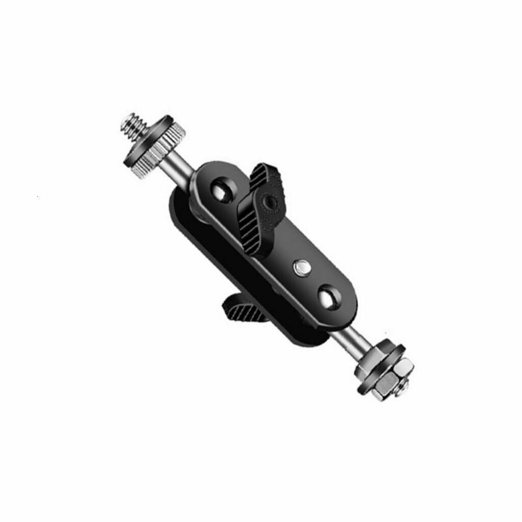 Металлический кронштейн для камеры с шарниром 1/4 дюйма, Черный