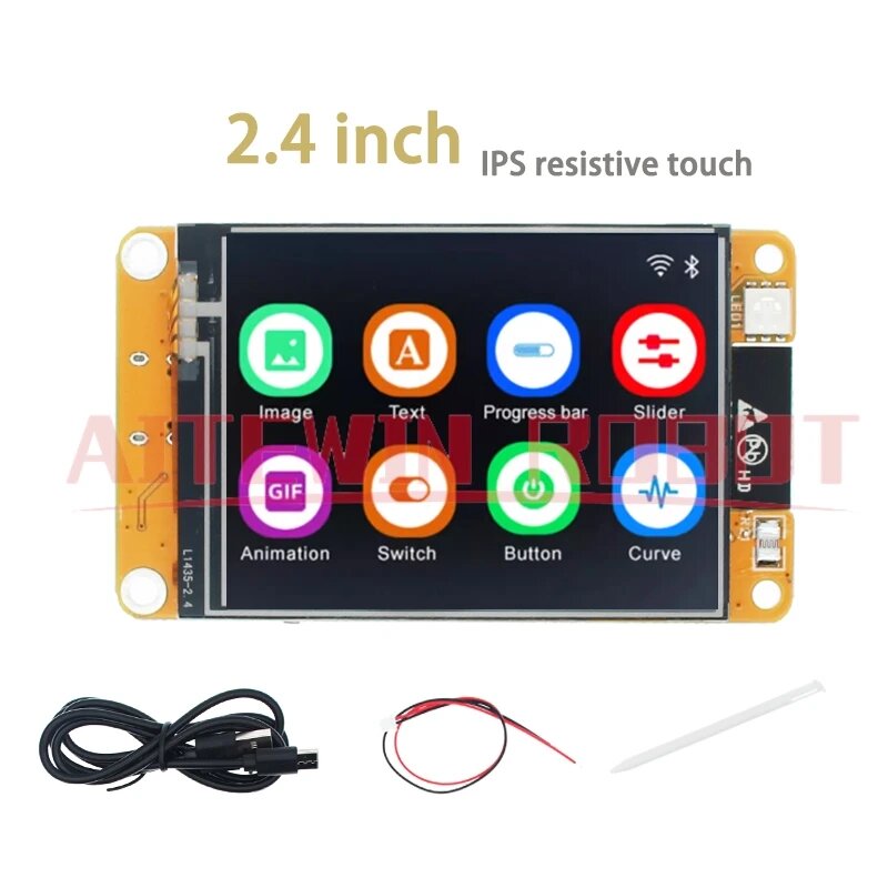 AITEWIN ROBOT ESP32 Arduino LVGL WIFI&Bluetooth плата разработки 2,4 дюйма
