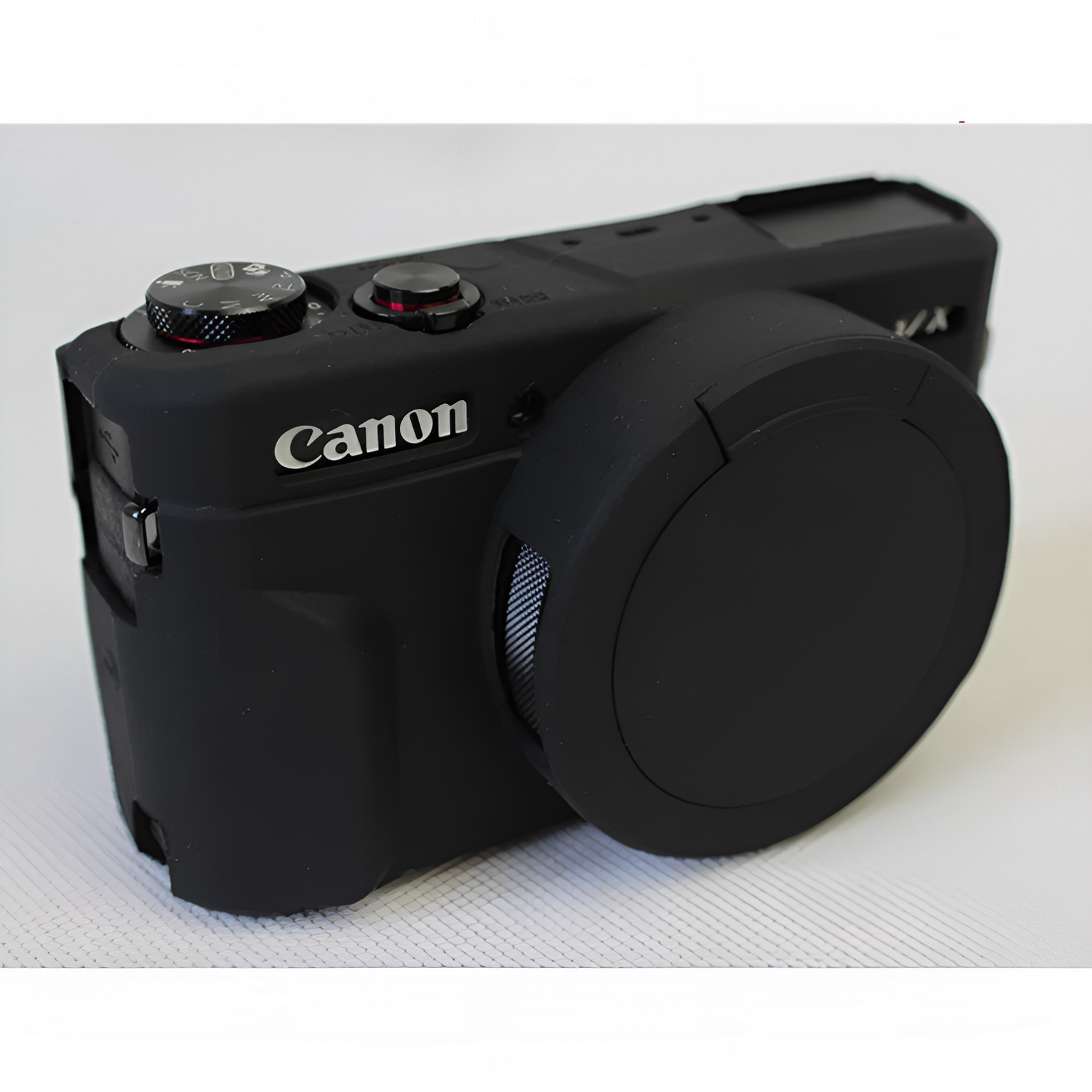 Защитный чехол MyPads для фотоаппарата Canon PowerShot G7X Mark II из качественного силикона черный