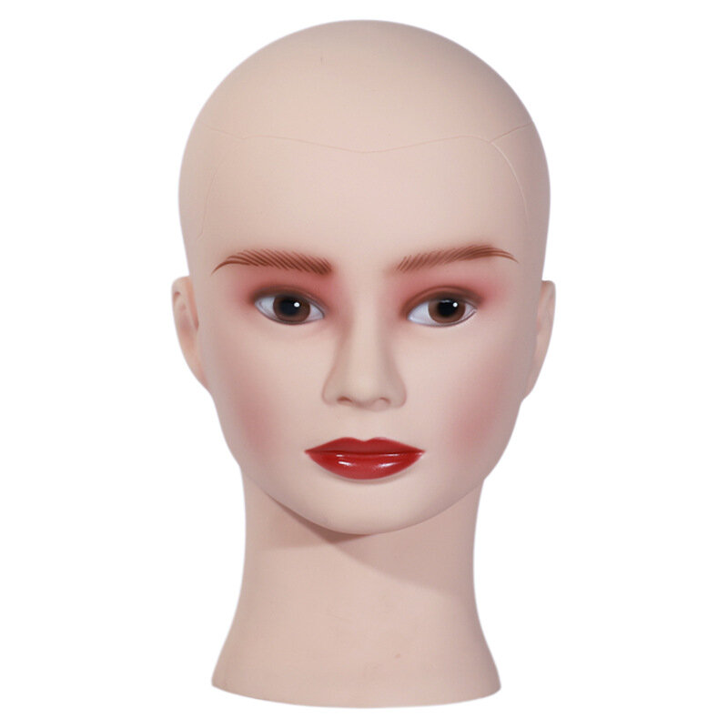 Манекен для париков, маленькая лысая голова, стрижка, стильная шапочка для парика, голова куклы, модель для парикмахерской