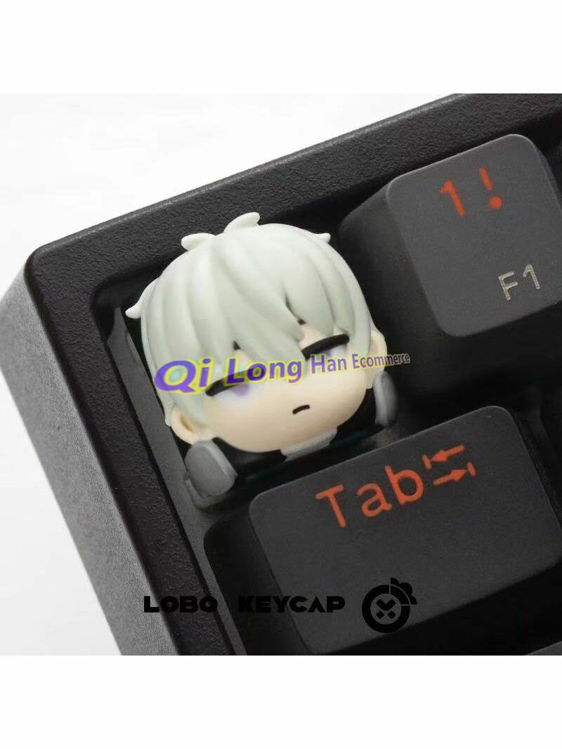 Кейкапы Monster "No.8" Translucent для клавиатуры, черный матовый цвет,