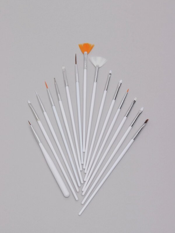 Набор кистей для маникюра и педикюра, 3 цвета