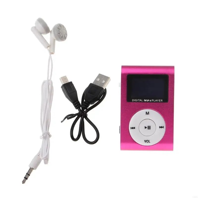 YAOMAISI MX-801 Mini MP3-плеер Pink