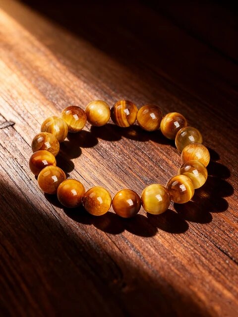 Браслет из красного тигрового глаза, натуральные каменные бусины, амулет для энергетического и духовного исцеления, защита от пороков, ручная работа, подходит как для мужчин, так и для женщин.