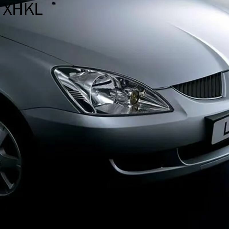 Стекло фары, арт. Продаются комплектом! Левое+правое Стёкла фар Mitsubishi Lancer 9 2003-2010, 2 шт.