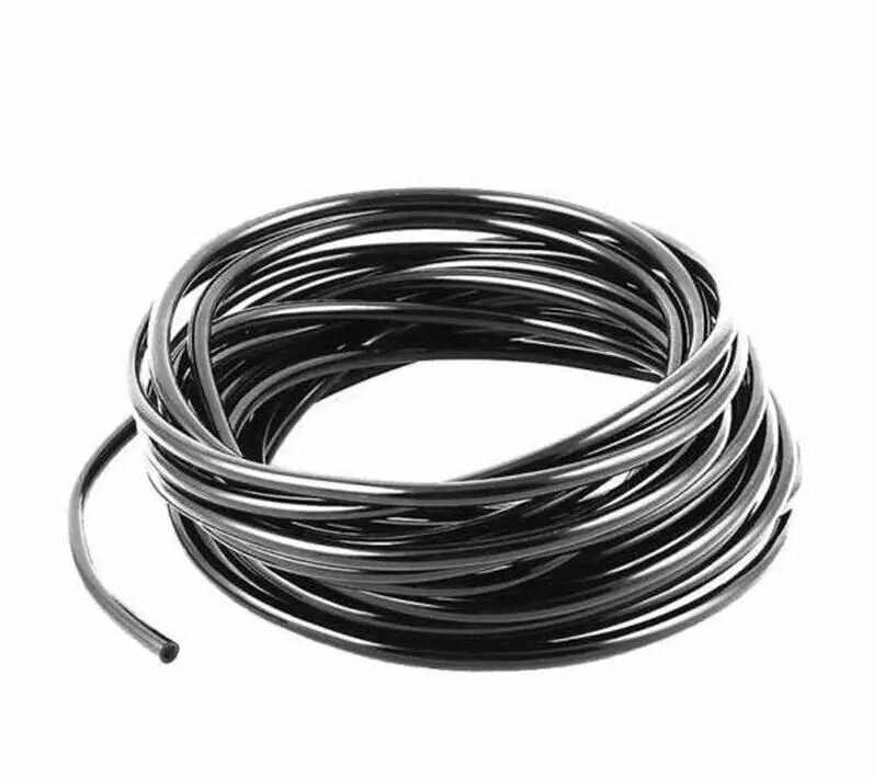 Трубка, шланг AQUAPRO pro silicone hose 2,5 метра для аквариумных компрессоров диаметр 4/6 мм, черная